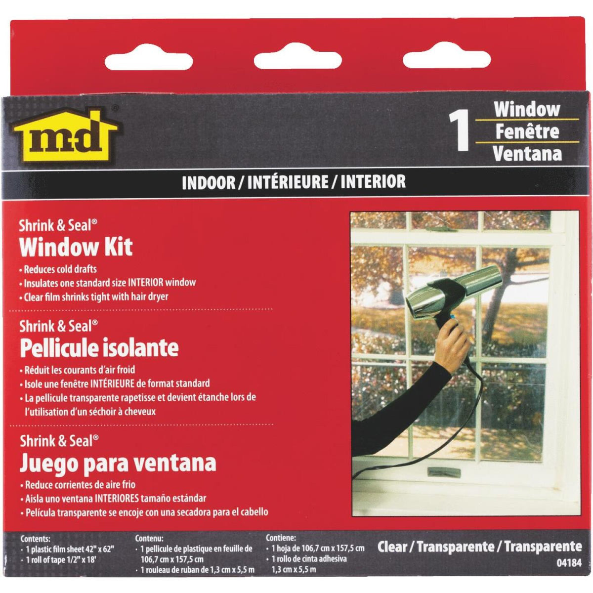 M-D 42 In. x 62 In. Indoor Window Insulation Kit - Steubenville, OH - M ...