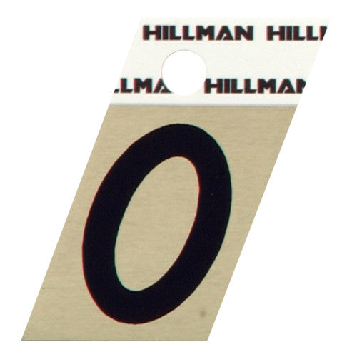 Hillman Adhesive Angle-Cut Letter O Black and Gold - Steubenville, OH ...