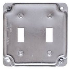4-Inch Flat Corner Double Toggle Switch Box Cover - Steubenville, OH ...